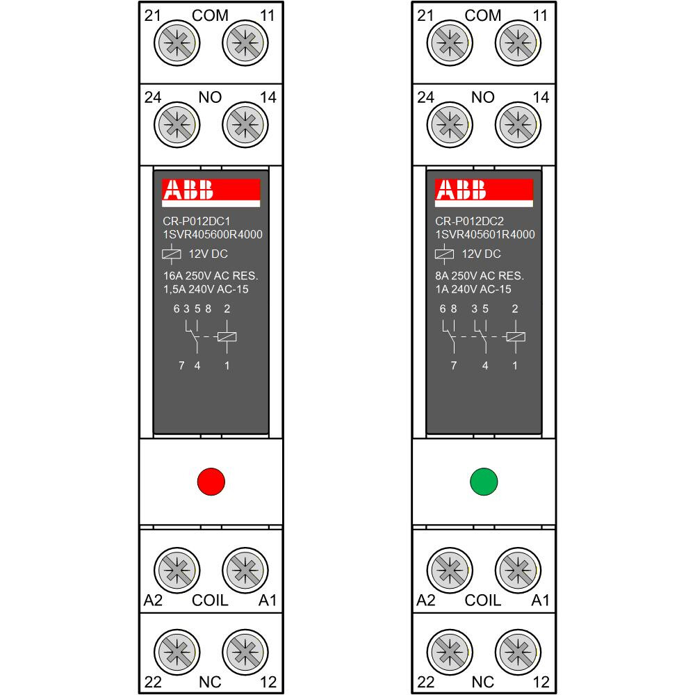 Фигура визио (stencil). Цоколь для реле CR-P (CR-PSS) ABB. - Интернет ...